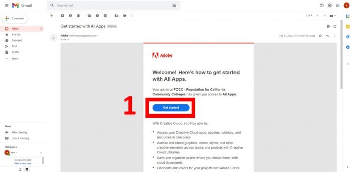 Adobe Student Licensing Access Instructions for new users