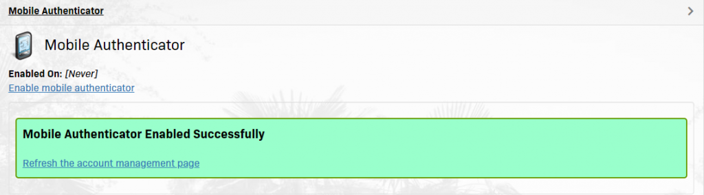 Mobile Device Authenticator Enrollment Directions